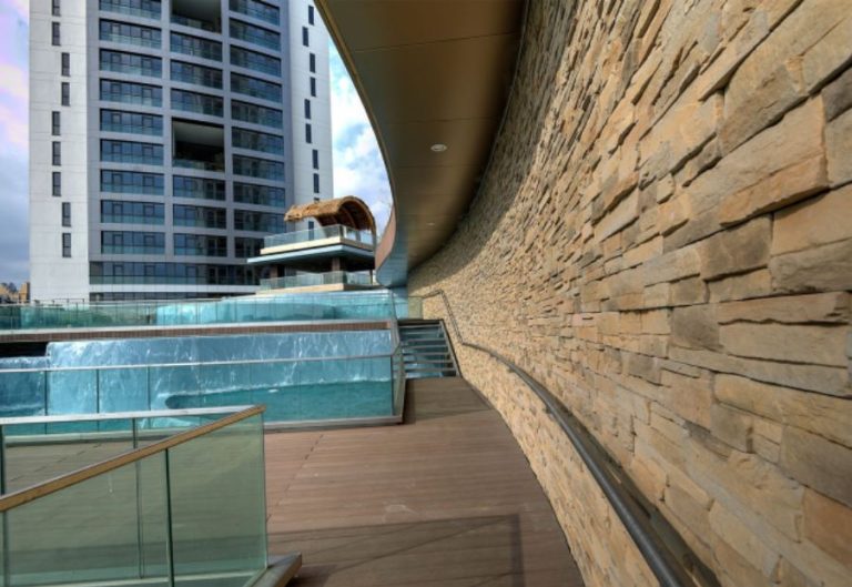 P-Stone 16 - Stone cladding panels - The Brick Slip Co. - UK brick slip ...