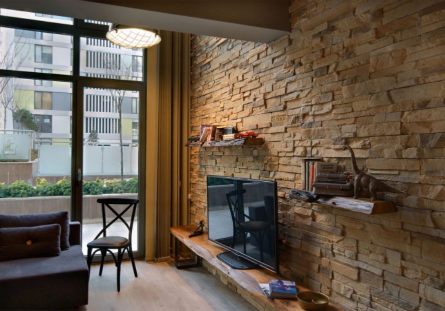 P-Stone 16 - Stone cladding panels - The Brick Slip Co. - UK brick slip ...